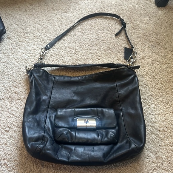 Coach | Bags | Coach 4769 Kristin Slouch Crossbody Shoulder Bag Black ...